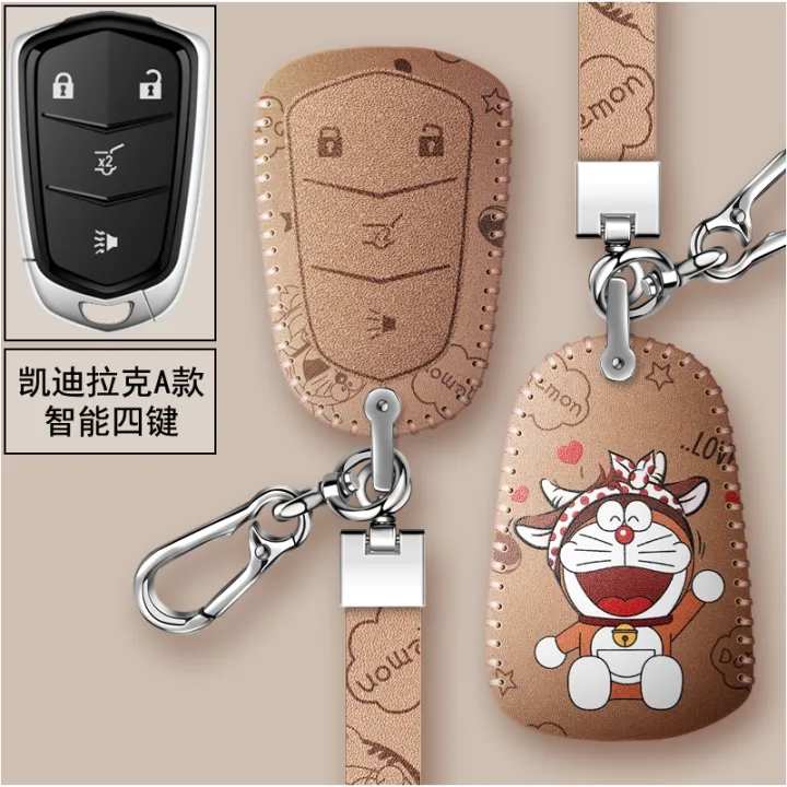 เหมาะสำหรับ Cadillac กุญแจรถปก Ct4สุภาพสตรีน่ารัก Ct5รถ Ct6 Xt4หัวเข็มขัด Atsl เชลล์ Xt5 ...