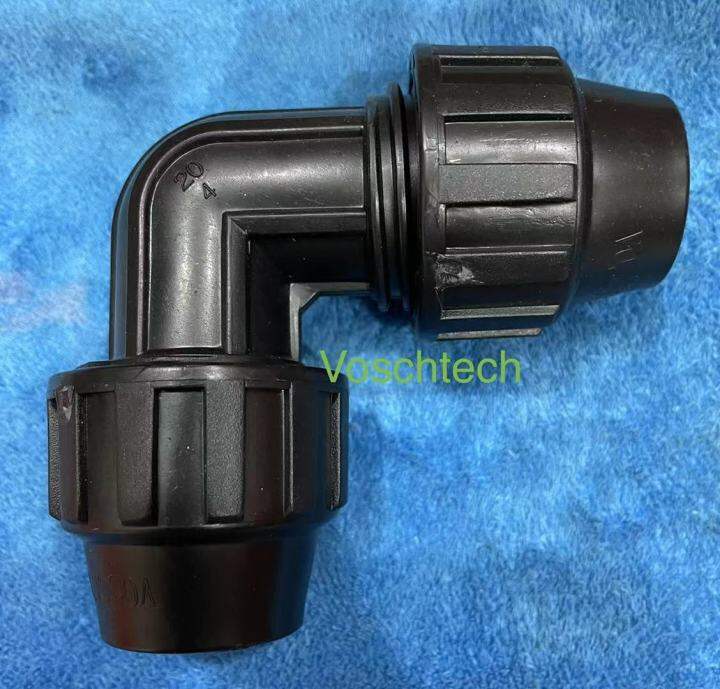 PE Compression elbow 1/2" 3/4" 1" 1 1/4" 1 1/2" 2" 2 1/2" 3” 4” Pipe ...