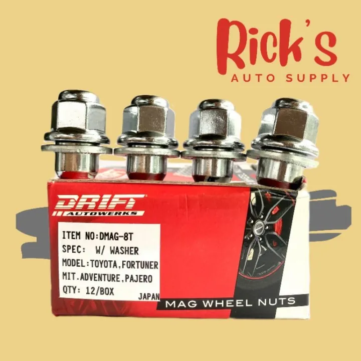 Drift Lug Nuts / Mag Wheel Nuts for Adventure/Pajero/Toyota/Fortuner 12 ...