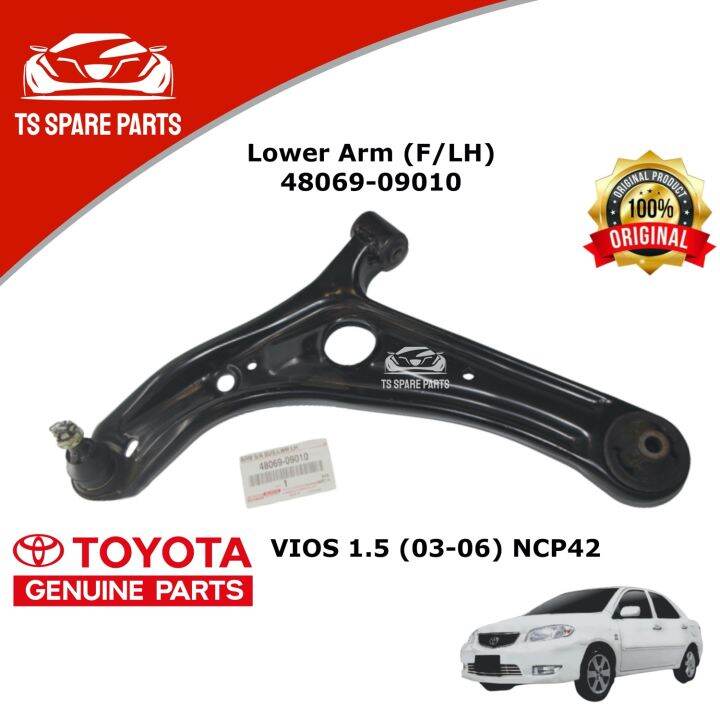 Toyota Lower Arm (F/LH) 48069-09010 Vios NCP42 Vios 1.5 (03-06) (1pcs) | Lazada