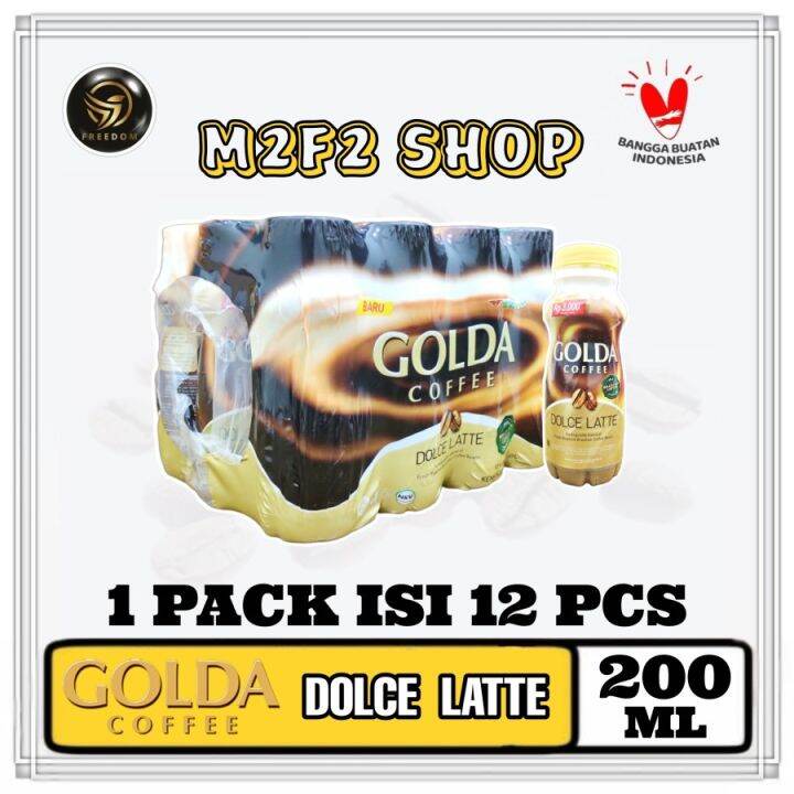 KOPI GOLDA COFFEE DOLCE LATTE - 200 ml (Kemasan Pack) | Lazada Indonesia