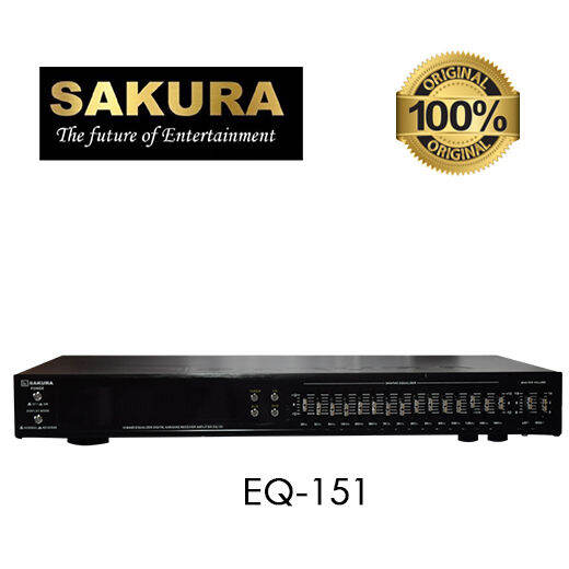 EQ-151 SAKURA 15 BAND STEREO GRAPHIC EQUALIZER | Lazada PH