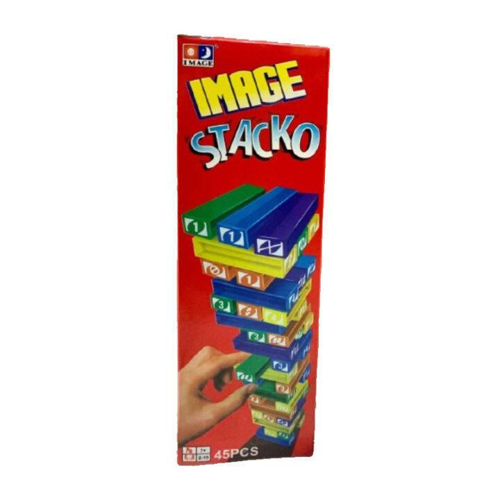 Mainan Uno Stacko Tower Kartu Susun Balok Family Game Image uno staco ...