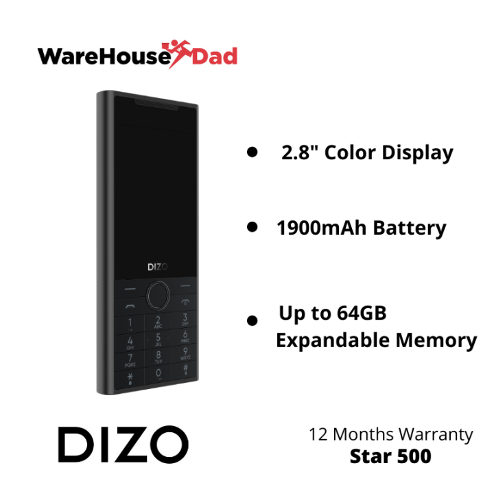 DIZO Star 500 Feature Phone | Lazada PH