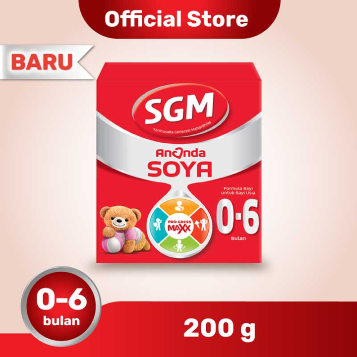 SGM Ananda ISOPRO SOY 0-6 Bulan Susu Formula Bayi Bubuk 200 g | Lazada Indonesia