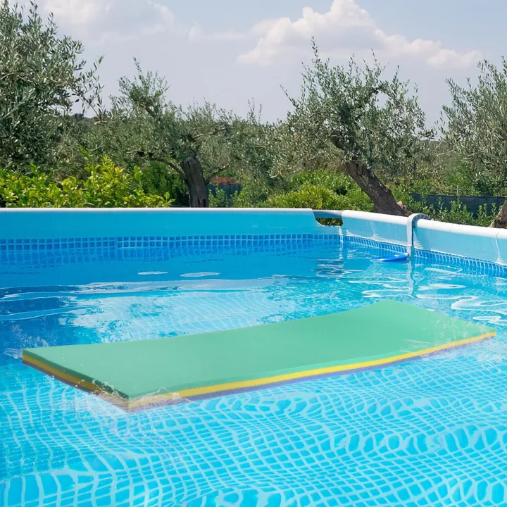 Flameer 3 Layers Water Float Mat Unsinkable Water Blanket Swim Mat Foam ...