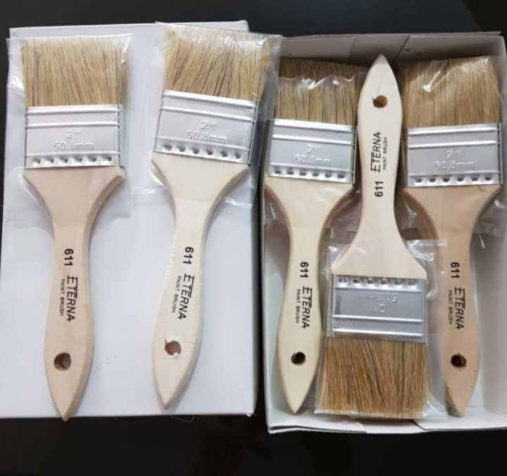 Kuas Cat Tembok Besi Kayu Eterna 2 inci | Lazada Indonesia
