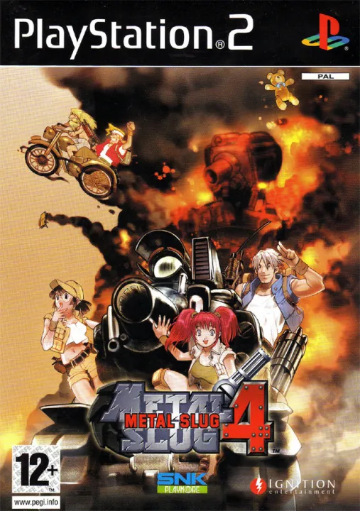 [PS2] Metal Slug 4 (1 DISC) เกมเพลทู แผ่นก็อปปี้ไรท์ PS2 GAMES BURNED ...