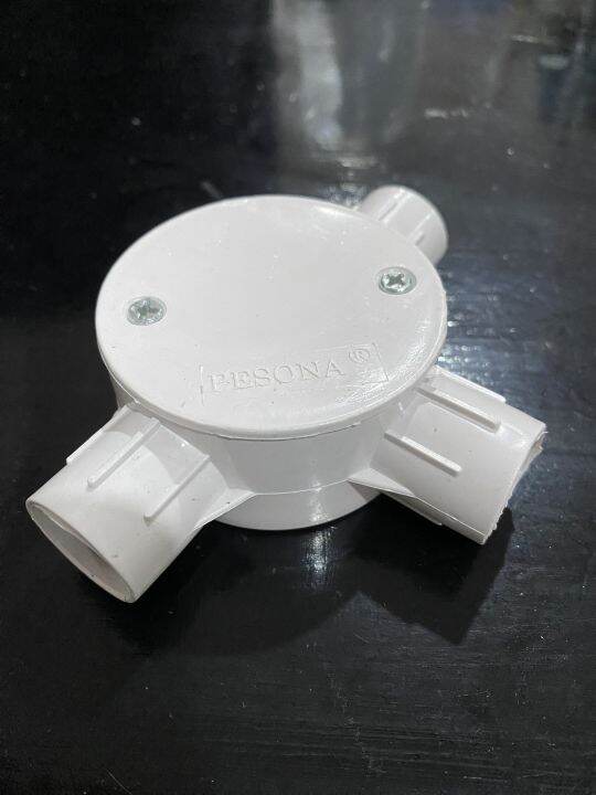 T DUS T-DUS TDUS TDOS TEEDUS CONDUIT LISTRIK CABANG 1 2 3 4 20mm PUTIH ...