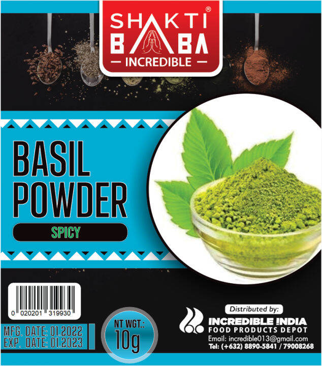 Shakti Baba Basil Powder spice 10g | Lazada PH