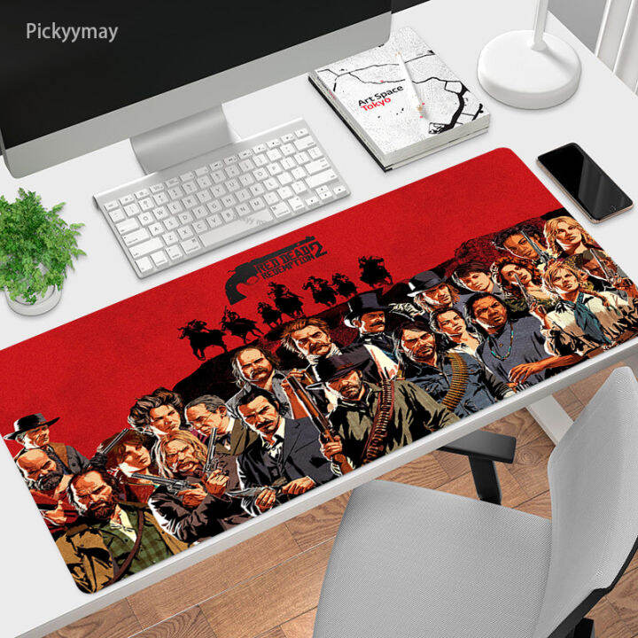 Mouse Pad Large Red Dead Redemption 2 Mousepad Company Table Mat ...