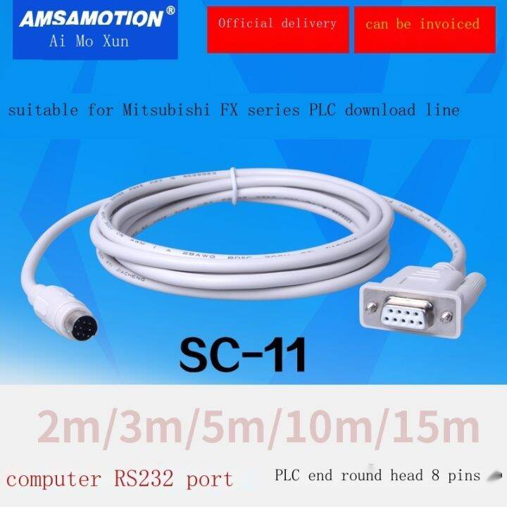 ใหม่/จัดส่งฟรี♞☇♣เหมาะสำหรับ Mitsubishi FX1N/2N/3U Series PLC Serial ...