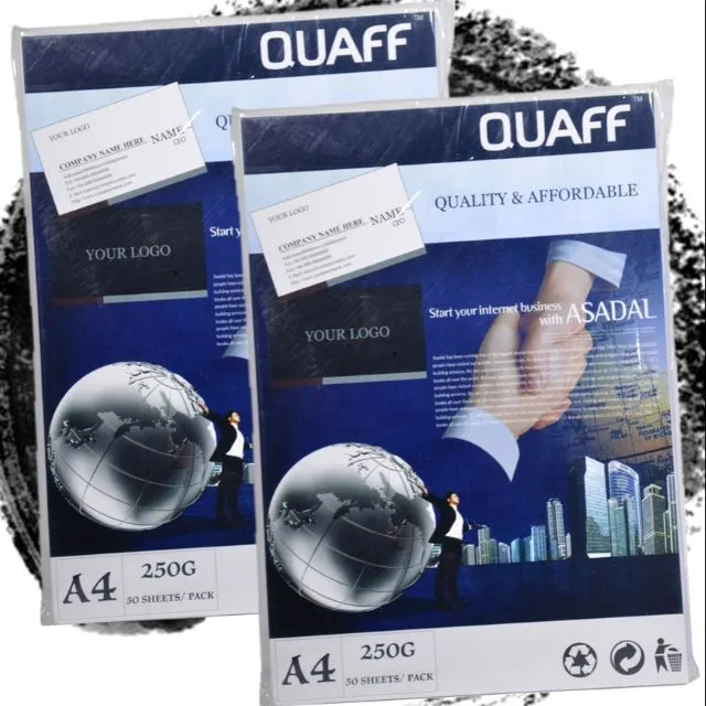 QUAFF White Calling Card Paper A4 SIZE 250gsm（Matte） | Lazada PH