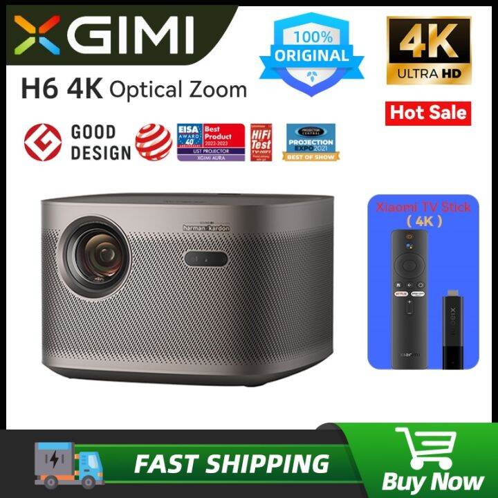 XGIMI H6 4K Projector UHD DLP Проектор Portable 2200ANSI Home Theater 3D Android Tv Smart Beamer ...