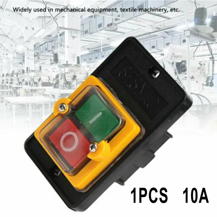 10A 220/380V Kao-5M Waterproof On/Off Push Drill-Switch Button Motor Machine | Lazada PH