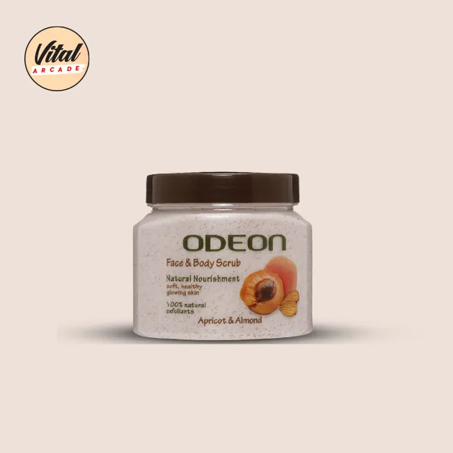 ODEON FACE & BODY SCRUB APRICOT & ALMOND 300 ML | Lazada
