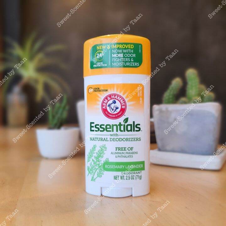 Arm & Hammer Essentials Natural Deodorant Rosemary Lavender 2.5 oz(71g) | Lazada.co.th