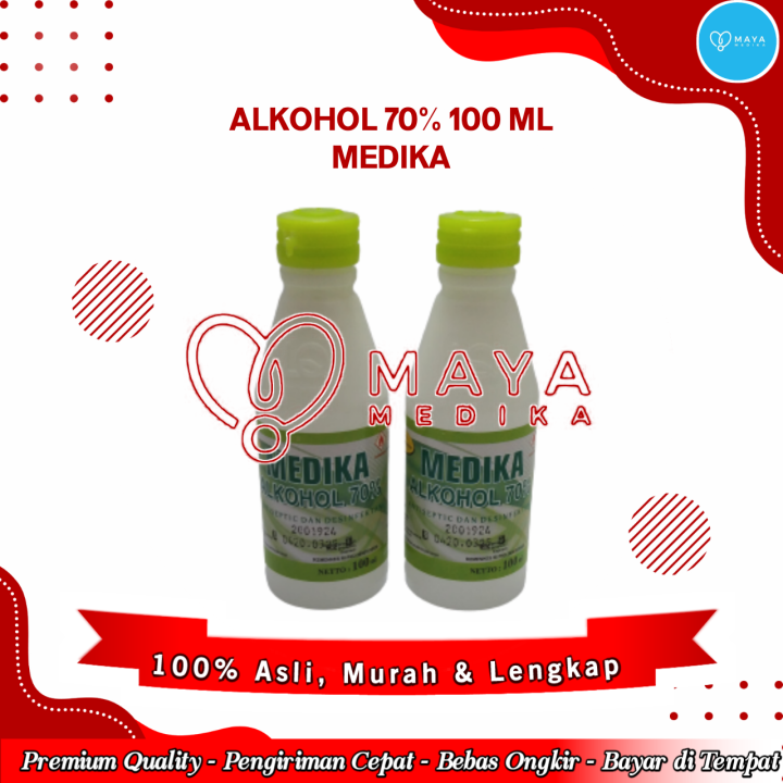 Alkohol 70% 100 ml Medika | Lazada Indonesia
