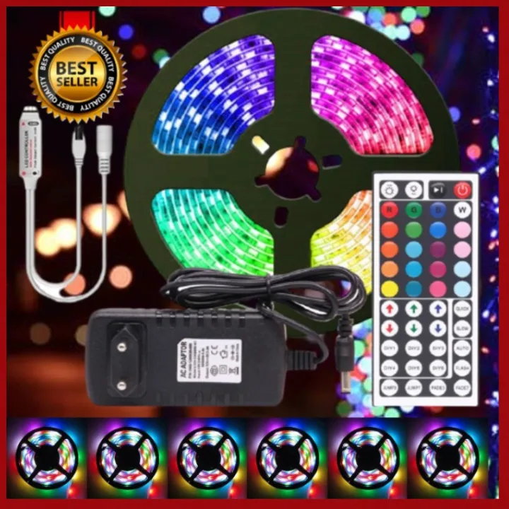 HIGH QUALITY multi color Christmas lights 5m 16.4ft Rgb Waterproof 300 ...