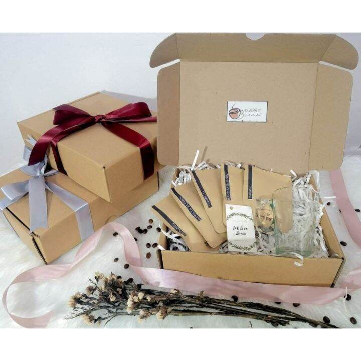 Coffee Gift Set Box Souvenirs Giveaways Tokens Favors Classic Flavored ...