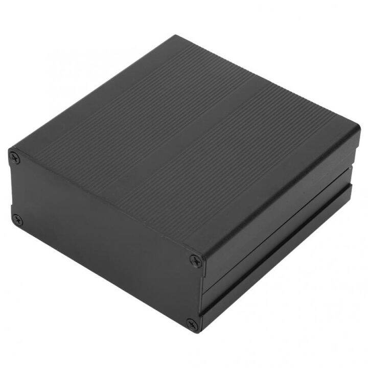 Black Metal Aluminum Case Waterproof Junction Box Diy Electronic ...