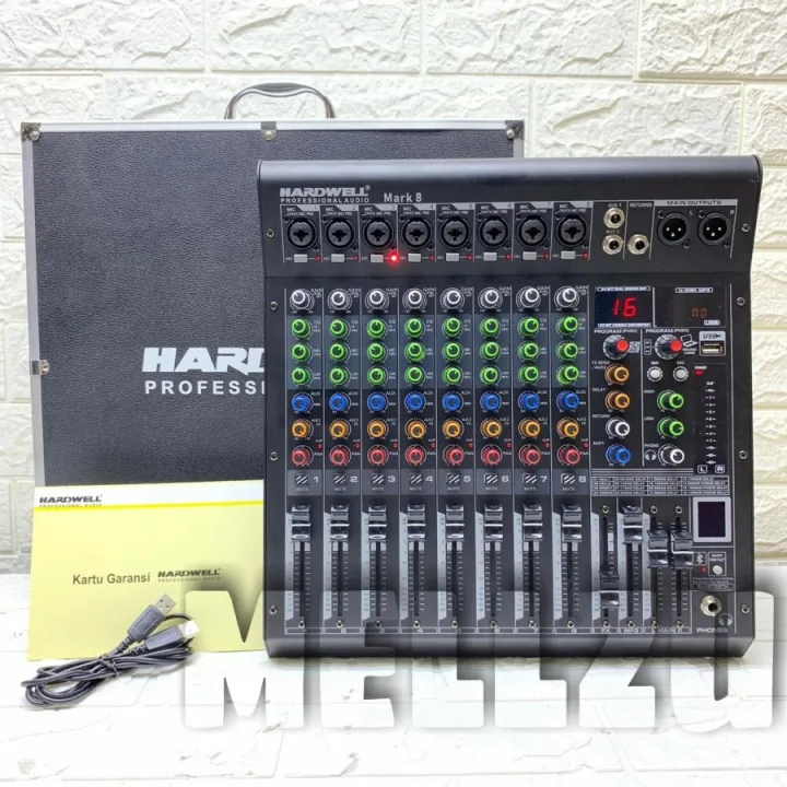 Mixer Hardwell Mark 8 Original 8 Channel Bluetooth - USB Interface | Lazada Indonesia