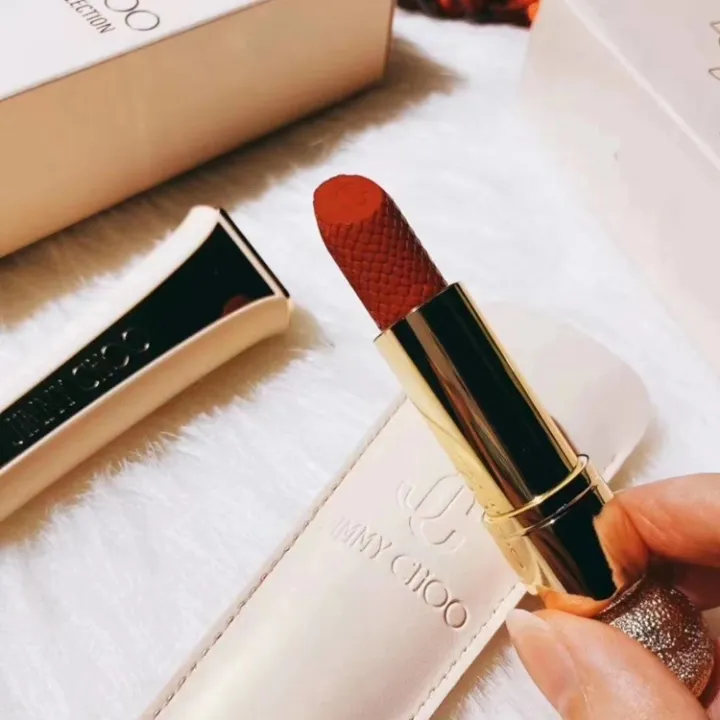 Jimmy Choo Zhou Yangjie 2020 new makeup lipstick lipstick snake pattern ...