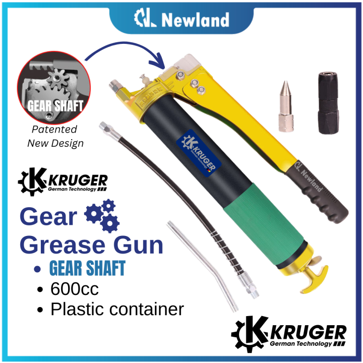 Gear Grease Gun Heavy Duty 600cc / Grease Pump Kruger | Lazada