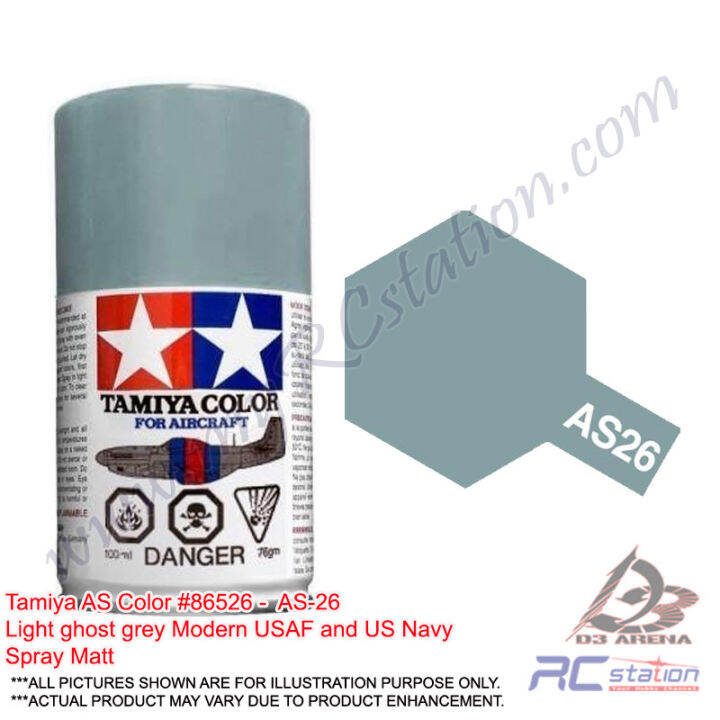 Tamiya AS Color #86526 - AS-26 Light ghost grey Modern USAF and US Navy ...