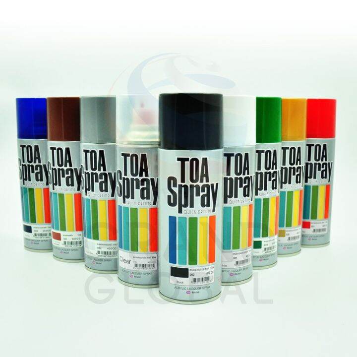 Pro +++ TOA SPRAY สี ทีโอเอ สีสเปรย์ สีพ่น อเนกประสงค์ 400 cc กันสนิม ...