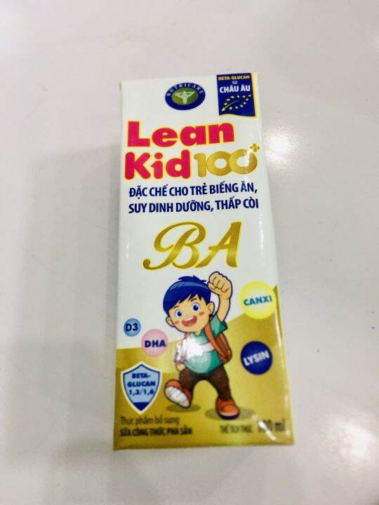 Thùng sữa bột pha sẵn Lean Kid 100 BA 180ml | Lazada.vn