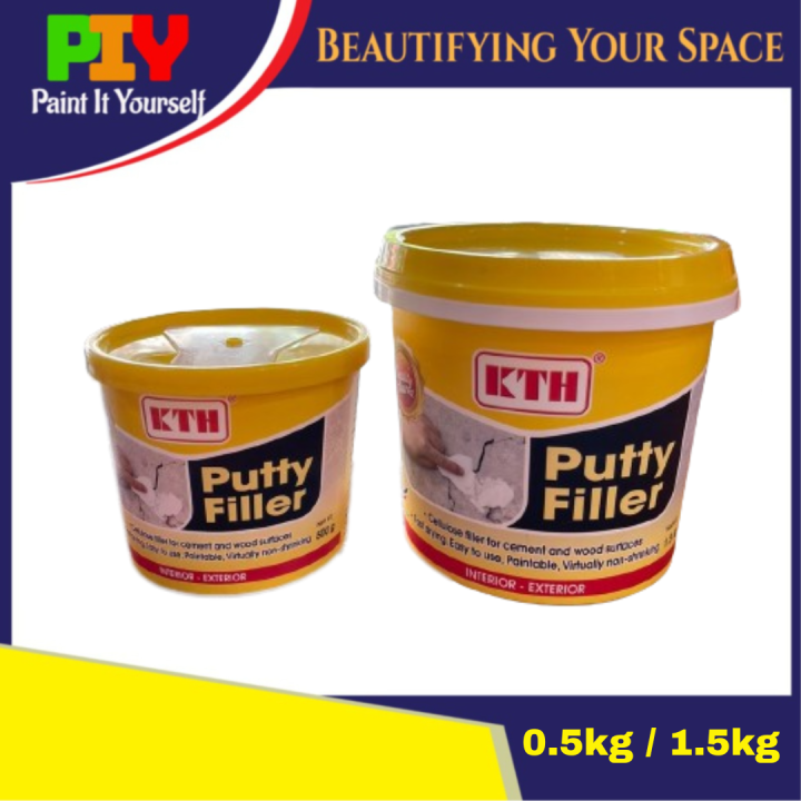 KTH Brand Putty Filla Filler Tutup Lubang - 0.5kg / 1.5kg | Lazada