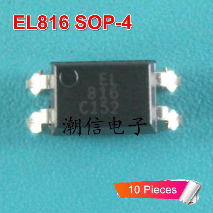 10pcs/Lot EL816 EL 816 DIP-4 SOP-4 DIP SMD Photocoupler Chip new ...