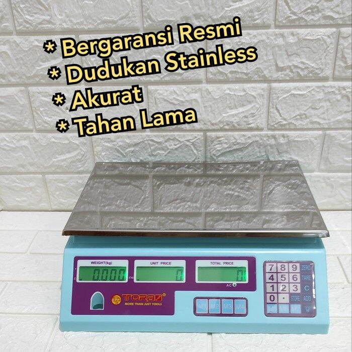 TIMBANGAN DIGITAL 30 KG - TIMBANGAN BUAH LAUNDRY - DIGITAL SCALE 30 KG ...