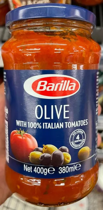 Barilla Olive Pasta Sauce 100% Italian Tomatoes 380 ML | Lazada PH