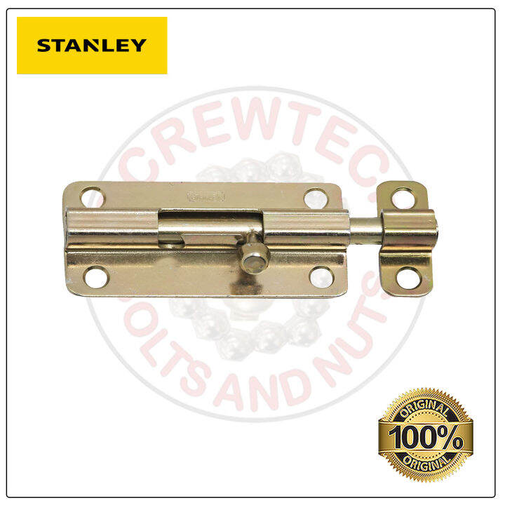 STANLEY 1078 Barrel Bolts w/ screw | Lazada PH