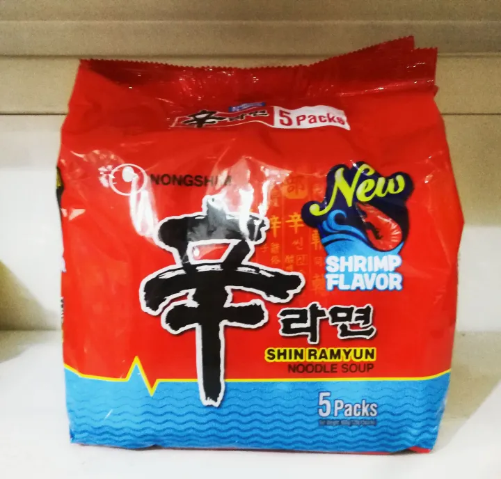 NONGSHIM Shin Ramyun Shrimp Flavor 120g x 5 | Lazada