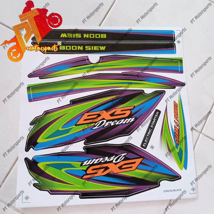 Ex5 Dream Sticker Body Stripe Black No 10 | Lazada