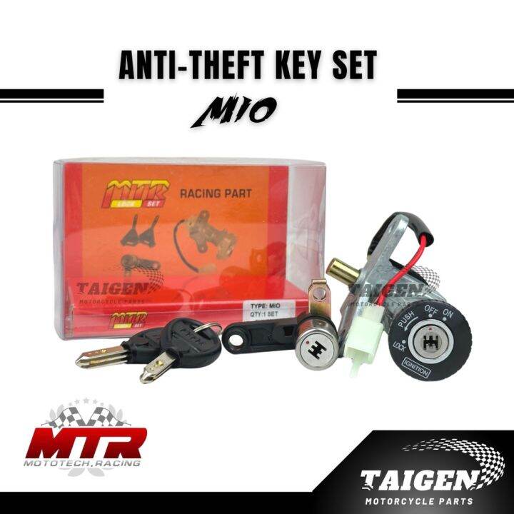 MTR Anti-theft Key Set Mio | Lazada PH