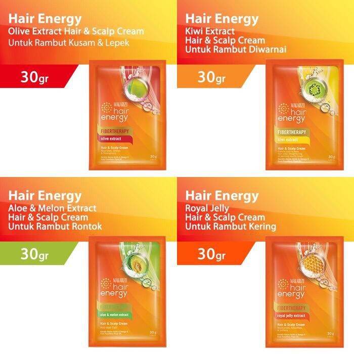 MAKARIZO Hair Energy Fibertherapy Hair & Scalp Cream (SACHET 30GR) - by ...