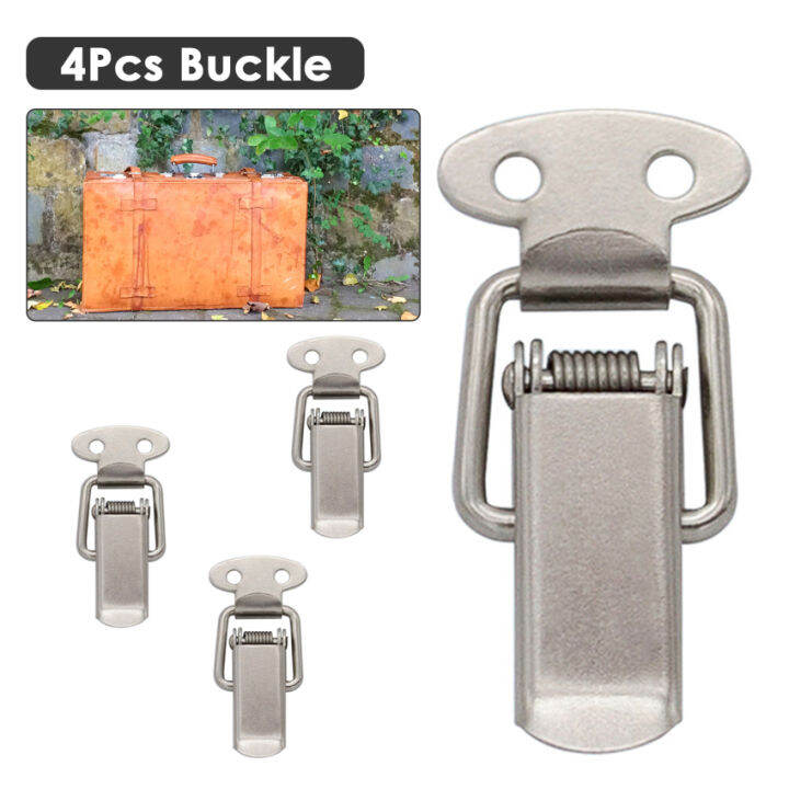 4pcs Duck-mouth Buckle Stainless Steel Vintage Mini Lock Chest Box Gift ...