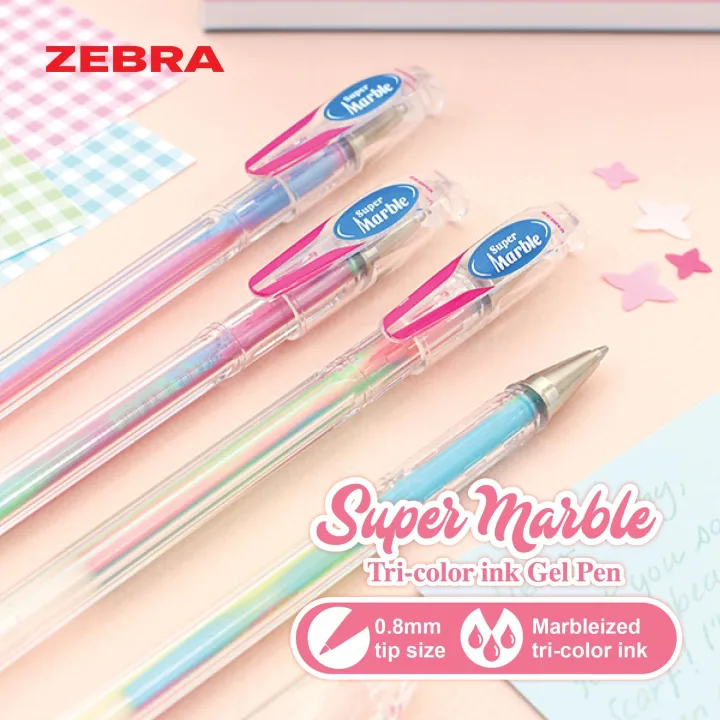 Zebra Super Marble Gel Pen - 0.8 mm | Lazada