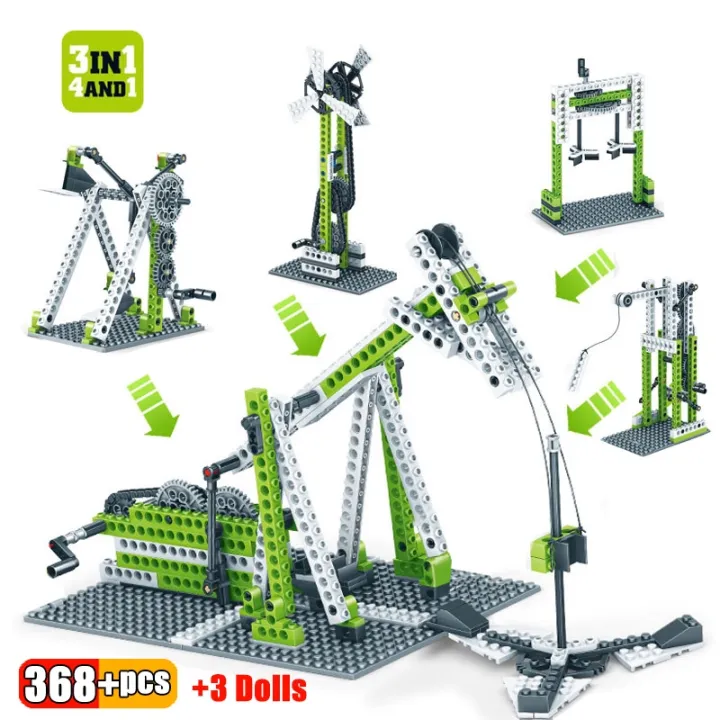 XQYJ 4 In 1 Technical Building Blocks KAZI Technology Mechanical ...