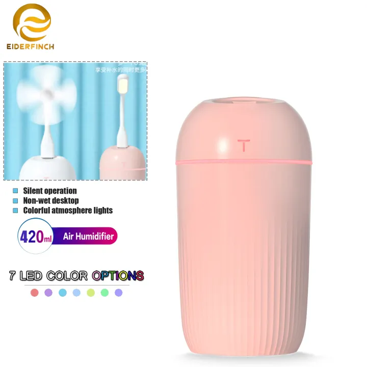 JS-06 420ml USB Egg Humidifier With 7 Soft Colorful Led Light For Living Room Office | Lazada PH