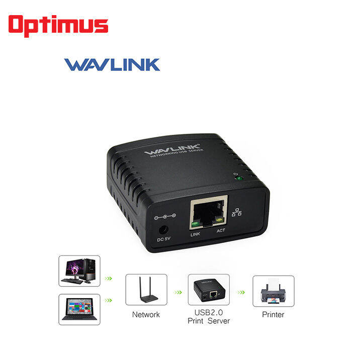 Wavlink Network Print Server WLNU78M41 - Black | Lazada PH