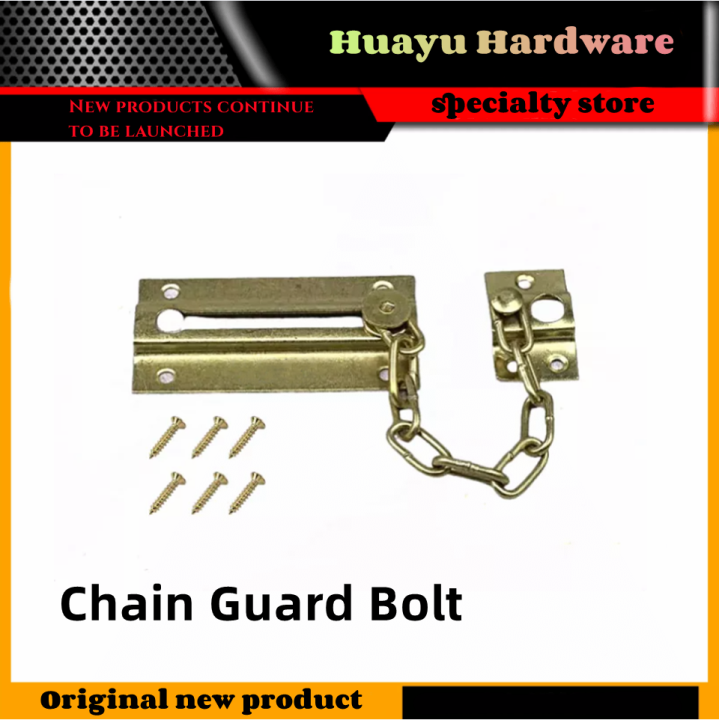 Stainless Steel Door Safety Guard Chain Security Bolt Locks Cabinet ...