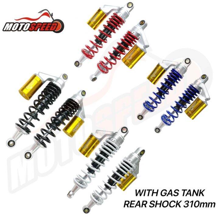 1 Pair Rear Dual Shock Absorber 310mm with Gas Tank for XRM WAVE RAIDER ...