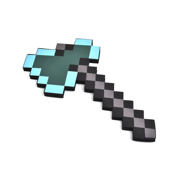 Educational Minecraft Toy 2022 Non-toxic Pickaxe Soft Material Weapons ...