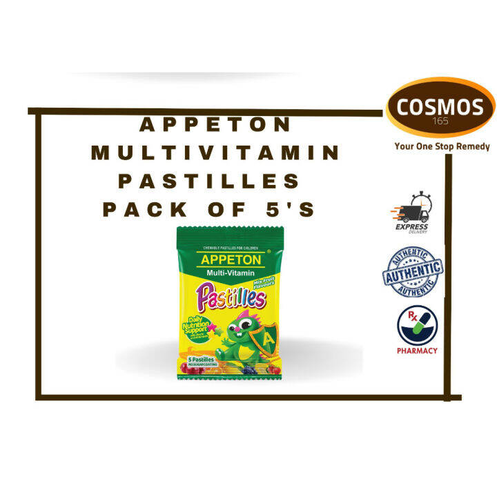 APPETON MULTIVITAMIN PASTILLES PACK OF 5'S | Lazada