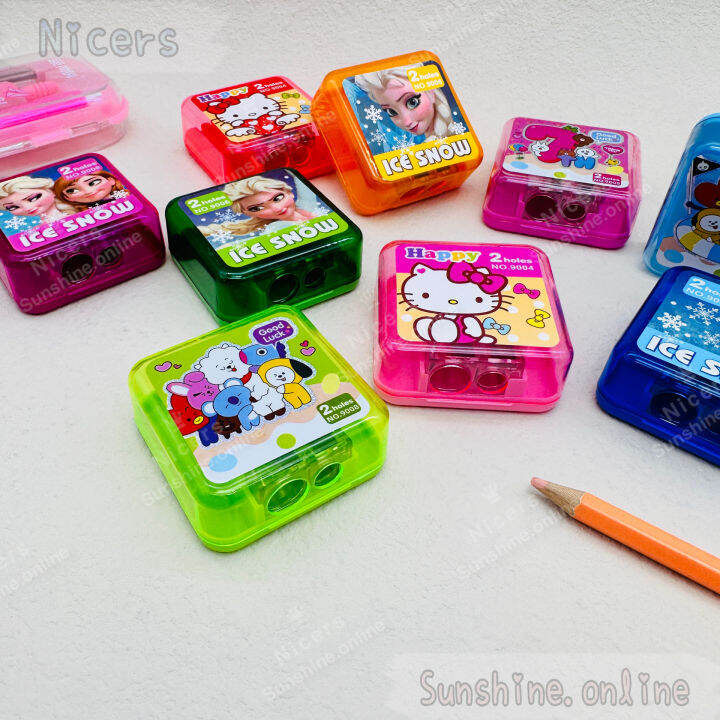 Asstd Character Square Sharpener two hole | Lazada PH